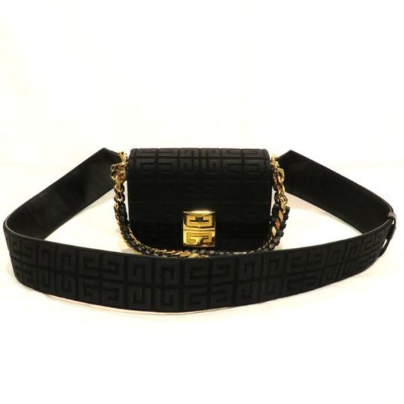 Givenchy | Bags | Givenchy 4g Small Black Canvas 2way Bag Handbag Shoulder Ladies | Poshmark
